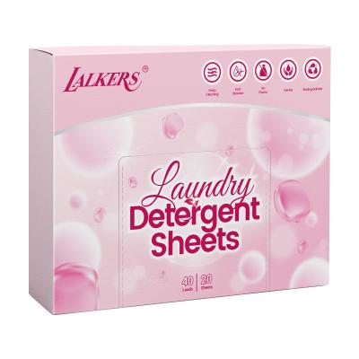 China Compact Laundry Detergent Sheets Gentle Hand And Clothes Laundry Detergent Sheets for sale