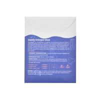 China Customizable Fragrance Eco-friendly Biodegradable Laundry Detergent Sheet Super Condensed Laundry Detergent Strips for sale