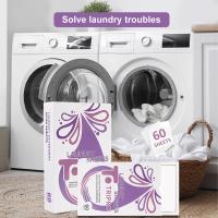 China Washing Laundry Sheets Laundry Detergent Tablets Eco Friendly Laundry Detergent Paper for sale