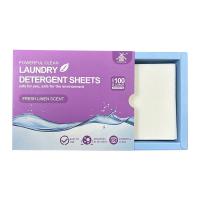 China Eco Friendly Good Price Household Washing Laundry Clean Detergent Sheets Laundry Tablets for sale