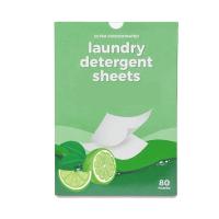 China Travel Package Ultra Eco Friendly Coconut Based Cleaning Laundry Detergent Sheets for sale