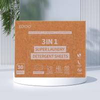 China Plant Enzyme Laundry Detergent Paper Sheets Super Concentrated Laundry Detergent Sheets for sale