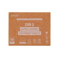China Natural Detergent Detergent Sheet Laundry 3 in 1 Lightweight Liquidless Fresh Scent for sale