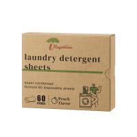China Hot Sale Laundry Detergent Sheets Cloth Cleaning Sheets Lavender Scent for sale