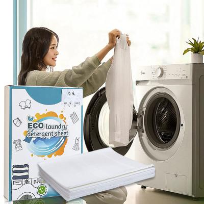 China Hypoallergenic Laundry Detergent Envelope Laundry Sheets Remove Stains for sale