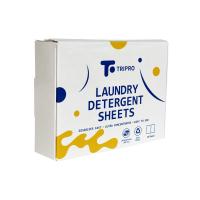 China Eco-Friendly Biodegradable Laundry Detergent Sheets with Customizable Fragrance for Deep Cleaning for sale