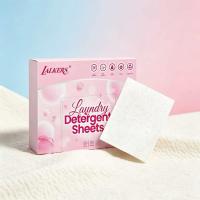 China Eco-Friendly Biodegradable Quick Dissolving Laundry Detergent Sheets for Powerful Stain Removal for sale