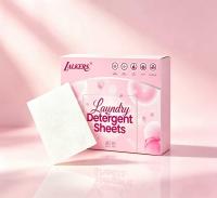 China Eco-Friendly Laundry Detergent Sheets with Strong Cleansing Power and Customizable Fragrance for sale
