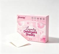 China Natural Formula Laundry Detergent Sheets with Strong Cleansing Power and Eco-Friendly Design for sale