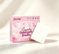 China Eco-Friendly Biodegradable Laundry Detergent Sheets with Strong Cleansing Power for Gentle Fabric Care for sale