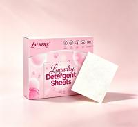 China Strong Cleansing Eco-Friendly Laundry Detergent Sheets with Customizable Fragrance for sale