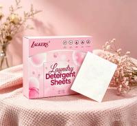 China Custom Made Sustainable Laundry Detergent Sheets with Gentle Plant Formulas and Powerful Stain Control for sale
