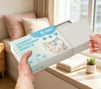 China Zero Waste Eco-Friendly Laundry Detergent Sheets for Powerful Cleaning of Tough Stains for sale