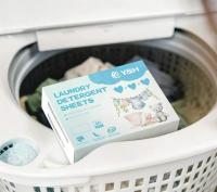 China Eco-Friendly Laundry Detergent Sheets with Strong Cleansing and Customizable Fragrance for Home and Travel for sale