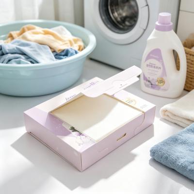 China Sensitive Skin Approved Eco Friendly Laundry Detergent Sheets Tough On Stains Mild On Skin for sale