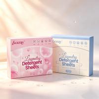 China Industrial Strength Eco-Friendly Laundry Detergent Sheets for Deep Cleaning Tough Stains for sale