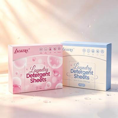 China Industrial Strength Eco-Friendly Laundry Detergent Sheets for Deep Cleaning Tough Stains for sale