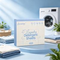 China Eco-Friendly Laundry Detergent Sheets with Strong Cleansing and Customizable Fragrance for sale