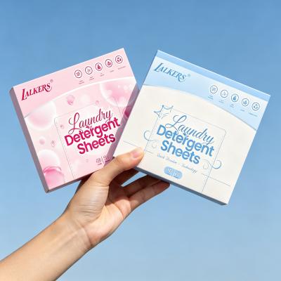 China Zero Waste Commercial Grade Laundry Detergent Sheets with 50% Active Matter for Tough Stains for sale