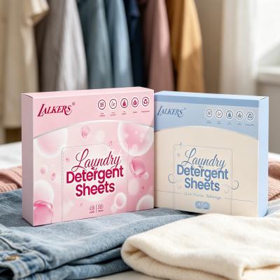 China Hypoallergenic Eco-Friendly Laundry Detergent Sheets Tough On Stains Gentle On Skin for sale