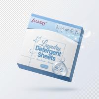 China Eco-Friendly Quick Dissolve Stain Removing Laundry Detergent Sheets for Hassle-Free Washing for sale
