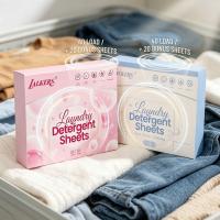 China Cruelty-Free Non-Toxic Laundry Detergent Sheets That Remove Fruit & Wine Stains for sale