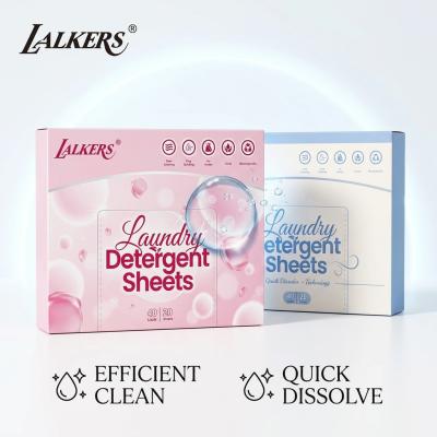 China All-Temperature Compatible Commercial Strength Laundry Detergent Sheets with Plant Based Surfactant for sale