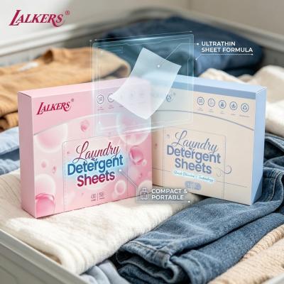 China High Efficiency Fast Dissolving Laundry Detergent Sheets with Nano Concentrated Surfactant for HE Machines for sale