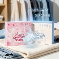 China Zero Waste Laundry Detergent Sheets Bulk Wholesale Price Plastic Free Pack for sale
