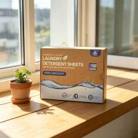 China Long Lasting Fragrance Laundry Detergent Sheets for Deep Clean Without Harsh Chemicals Using Plant Based Surfactant for sale