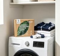 China Zero Waste Plant Based Hypoallergenic Laundry Detergent Sheets Eco Laundry Strips for sale
