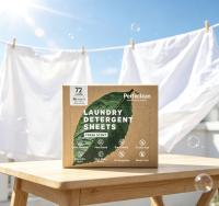 China Plant Based Surfactant Biodegradable Laundry Detergent Sheets for Compact Eco Washing Storage for sale