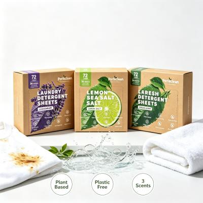 China Biodegradable Plant Derived Washing Sheets for Septic System Safety for sale