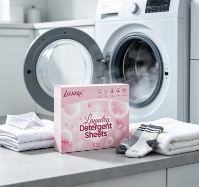 China Biodegradable Laundry Detergent Sheets with Plant Based Surfactant and Mild Eco Formula for Gentle Cleaning for sale