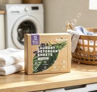 China Zero Poisonous Additives Plant Based Biodegradable Laundry Strips with Above 55% Active Ingredient for sale