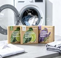 China Hypoallergenic Laundry Detergent Sheets with Plant Based Surfactant Gentle On Sensitive Skin for sale