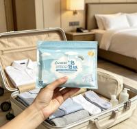 China Gentle for Delicates Laundry Detergent Sheets with Plant Based Surfactant in Compostable Wrapped Strips for sale