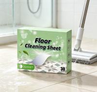 China Biodegradable Floor Cleaning Sheet with Plant Based Surfactant for Deep Cleaning 11x14cm per Strip for sale
