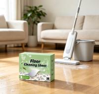 China Plant Based Non Toxic Floor Cleaning Sheet Quick Dissolve Mopping Cleaner Strip Safe for Pets and Children for sale