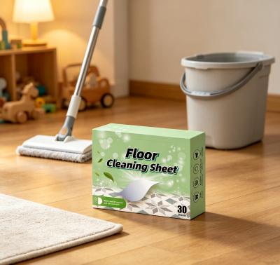 China Long Lasting Fragrance Fast Dissolve No Sticky Residue Floor Cleaning Sheet and Tablet for sale