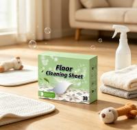 China Eco Friendly Biodegradable Floor Cleaning Sheet Powerful Grease and Grime Cleaner Safe for Wood Tile Marble Vinyl Floor Cleaning Tablet for sale