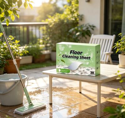 China Non Residue Floor Cleaning Tablets and Floor Cleaner Sheets with Long Lasting Fragrance Safe for Hardwood Tile Vinyl and Laminate Flooring for sale