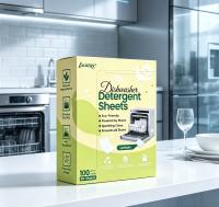China Plastic Free Non Toxic Dishwashing Sheets Gentle Formula Dishwasher Detergent Strips for Safe Baby Dishware for sale