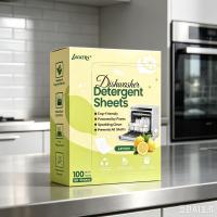 China Plastic Free Portable Eco Zero Waste Dishwashing Sheets and Dishwasher Detergent Strips for Home Outdoor Cleaning for sale