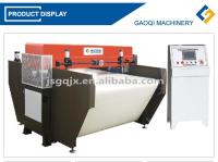 China Small Size Swing Arm Clicker Press Leather Cutting Machine with 750 KG Weight Capacity for sale