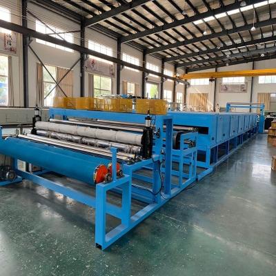China Automatic Needle Plate Stretching Non Woven Fabric Dot Coating Machine for Carpet Making for sale