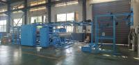 China Easy to Operate PUR Hot Melt Glue Laminating Machine for Curtain Blackout 10500x4900x3500 for sale