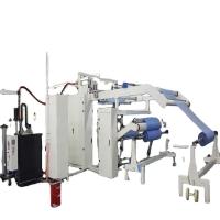 China Plastic Film Packaging Fabric PUR Hot Melt Glue Laminating Machine For Protection Suit for sale
