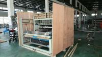 China Highly Ultrasonic Eva Lamination Machine Max Sewing Speed 400m/hour 7000*2500*1800mm for sale