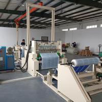 China Full Automatic Hot Melt Glue Spraying Laminating Machine for Hot Compress Steam Eye Mask for sale